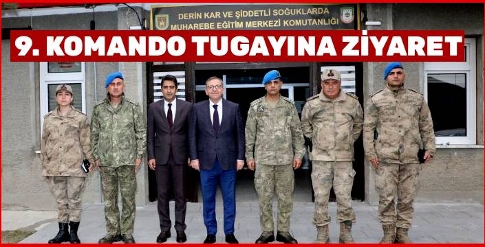 Vali Ziya Polat’tan 9. Komando Tugay Komutanlığı’na Ziyaret